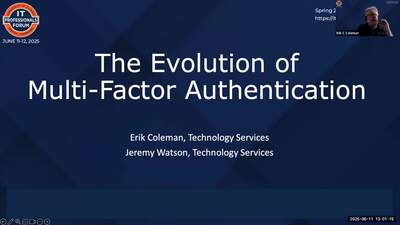 The Evolution of Multi-Factor Authentication - Illinois Media Space