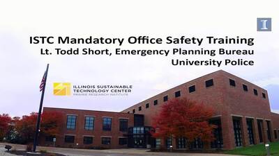 ISTC Emergency Training - Illinois Media Space