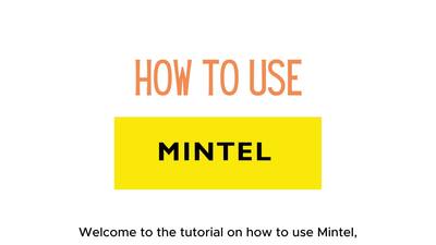 How To Search Mintel - Illinois Media Space