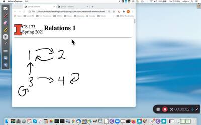 CS 173 (Spring 2021) Relations 1 - Illinois Media Space