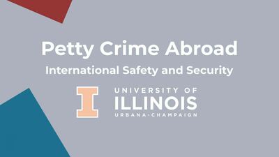 Avoiding Petty Crime Abroad - Illinois Media Space