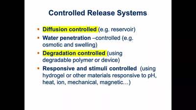 Biomaterials and Nanomedicine (MSE 474 A) Spring 2024 - Illinois Media ...