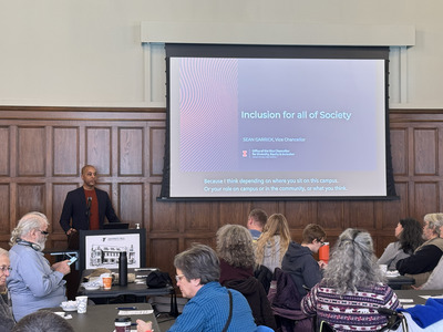 Inclusion for all of Society, Sean Garrick Vice Chancellor of Diversity ...