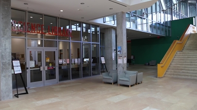 Directions to Lewis Library 120 from the Lewis Science Library ...