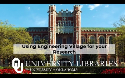 Using Engineering Village for your Research - OU MyMedia