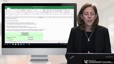 ACCT 2082 Module 8 Excel Activity - University of Cincinnati - Lindner ...