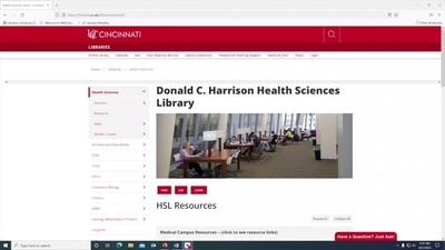 Login to Library Record and Pay Fines - Health Science Library Patrons ...
