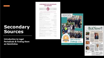 Introduction to Legal Periodicals & Finding them on HeinOnline -- by ...
