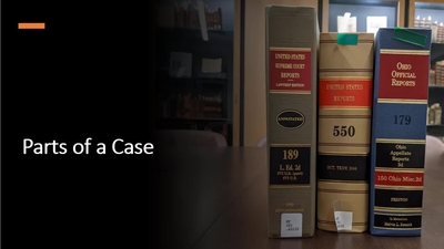 Parts of a Case -- by Susan Boland - University of Cincinnati MediaSpace