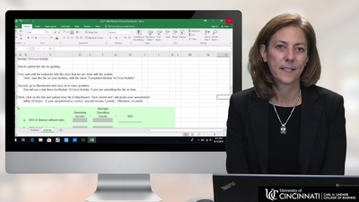 ACCT 2082 Module 10 Excel Activity.mp4 - University of Cincinnati ...