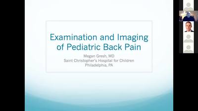 Examination and Imaging of Pediatric Back Pain - POSNAcademy