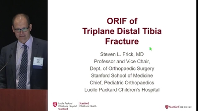 ORIF of Triplane Distal Tibia Fracture - POSNAcademy