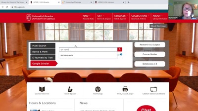 UGA Library at a Distance: The Basics - University of Georgia Kaltura