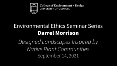Darrel Morrison: Designed Landscapes Inspired by Native Plant ...