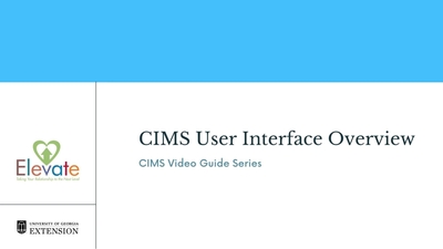 VIDEO 0_CIMS UI Overview - University of Georgia Kaltura