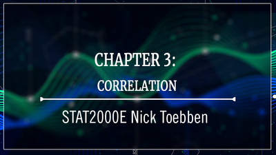 Chapter 3 - Correlation - University of Georgia Online Learning