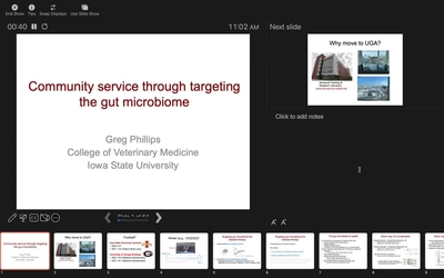 Dr. Greg Phillips (February 13) - University of Georgia Kaltura