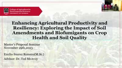 Emilio Suarez, Enhancing Agricultural Productivity & Resiliency ...