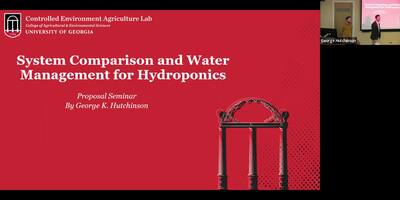 George Hutchinson, System Comparison and Water Management for ...