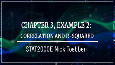 Chapter 3 Example 2 - Correlation and R-squared - University of Georgia ...