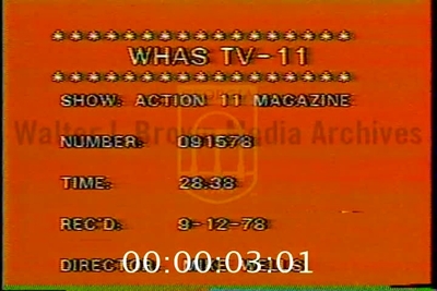 Magazine (Television program : WHAS-TV). [1978-09-15], Ali | 1 of 1 ...