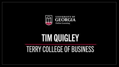 Faculty Profile Video - Tim Quigley - University of Georgia Kaltura