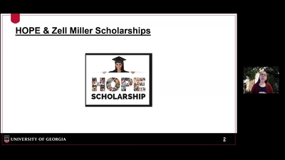 OSFA - HOPE and Zell Miller Scholarships.mp4 - University of Georgia ...