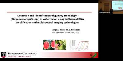 Jorge Reyes, Detection and Identification of Gummy Stem Blight in ...