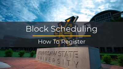 Block Scheduling - How to Register (Desktop Version) - KSU MediaSpace
