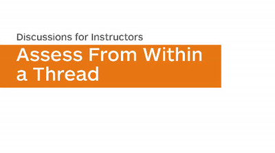 Discussions Assess From Within A Thread Ksu Mediaspace