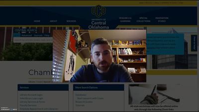 Library Web Page Resources - UCO On Demand