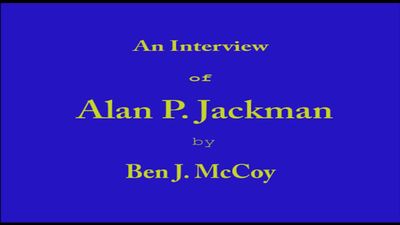 Alan Jackman - University of California, Davis