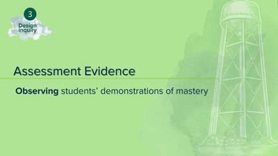 Stage 3 Part 2: Assessment Evidence - University of California, Davis