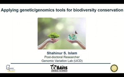 Applying genetic/genomics tools for biodiversity conservation ...
