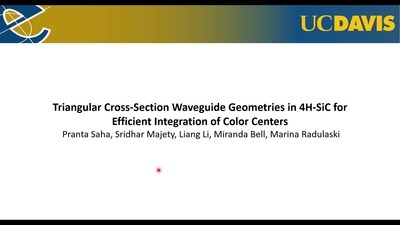 Triangular Cross-section Waveguide Geometries in 4H-SiC for Efficient ...