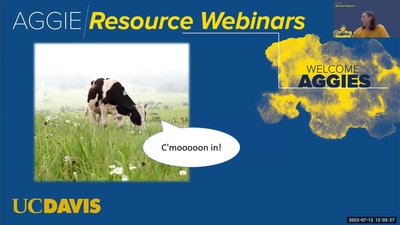 Aggie Resource Webinar, Session 1: Aggie Orientation and Student ...