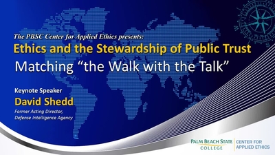 Ethics and the Stewardship of Public Trust - Palm Beach State College