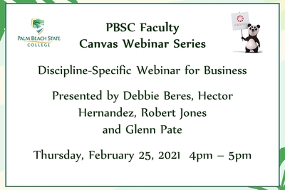 Business 2021 - Palm Beach State College - Instructional Technology