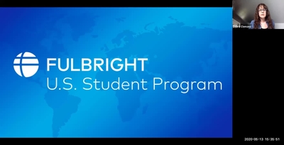 Clip of Info Session for Fulbright US Student Program May 13, 2020 (via ...