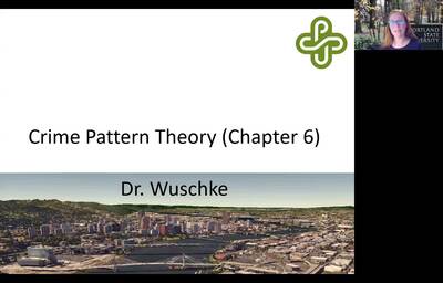 Crime in the City - Pattern Theory - PSU Media Space