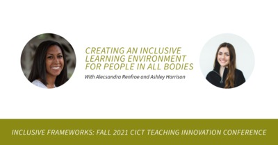 Creating an Inclusive Learning Environment for People in All Bodies ...