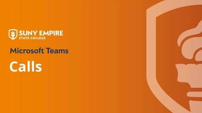 Teams: Make Calls and Chat - LEARNscape: Empire State University