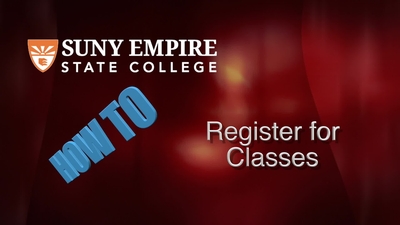 Registering for Classes - Students - LEARNscape: Empire State University
