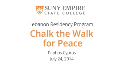 Chalk the Walk - LEARNscape: Empire State University