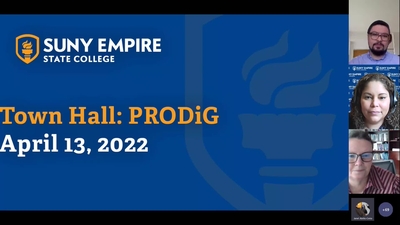 PRODiG Town Hall Presentation - LEARNscape: Empire State University