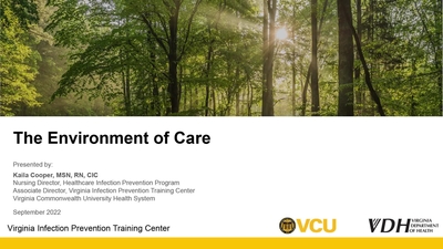 Environment of Care: Implementing and Monitoring an EOC Plan - VCU ...
