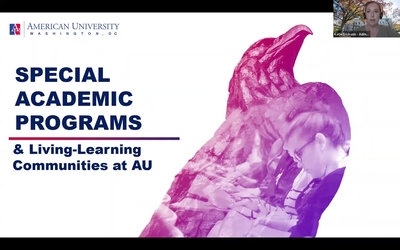 Special Academic Programs Overview - American University