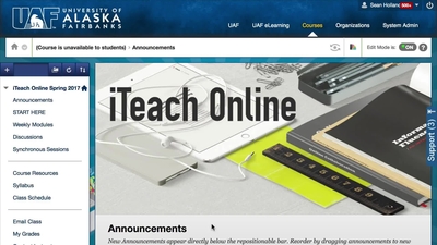 iTeach Online - Navigating the Course - University of Alaska Fairbanks