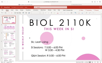 BIOL 2110K Dr. Waterson Week 6 (2/15 - 2/19) - Georgia State University