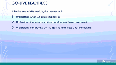 Go-live readiness - Georgia State University